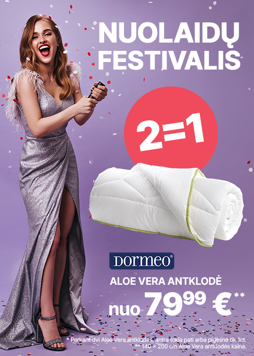 Banginis.lt - Dormeo Aloe Vera antklodės: 2=1